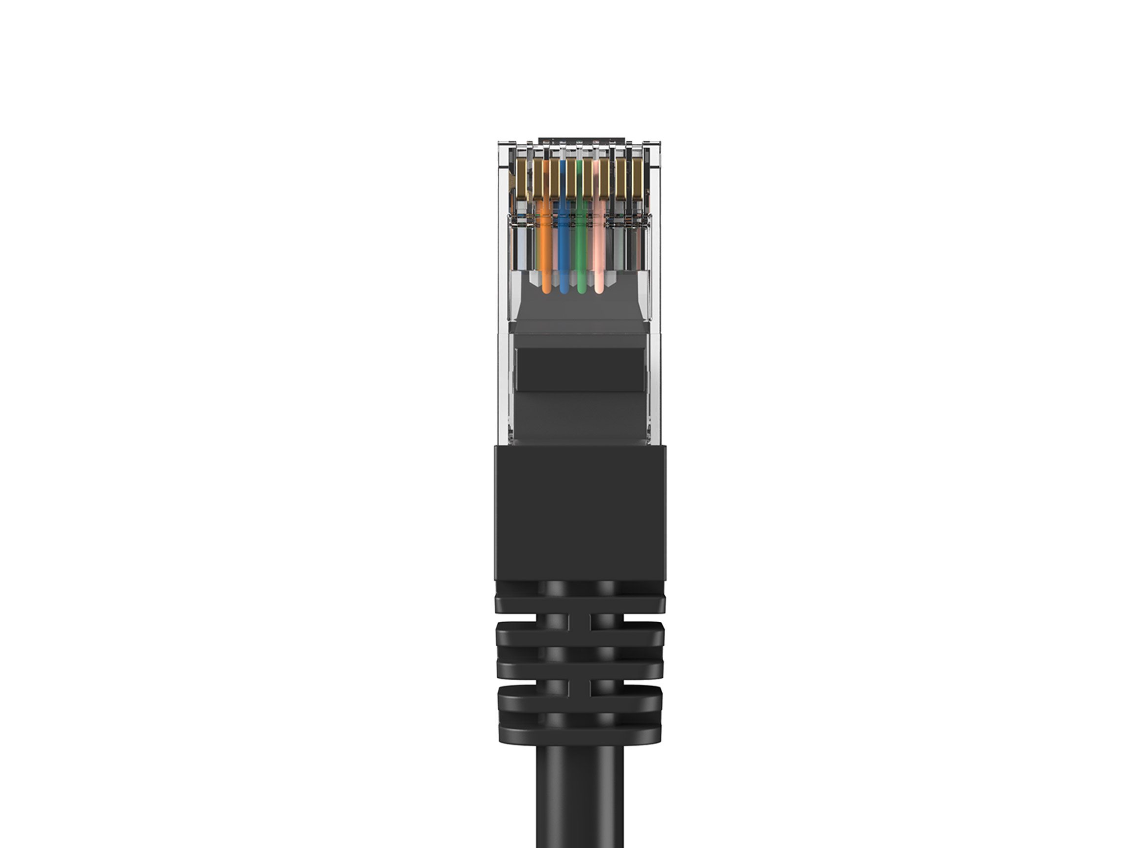 Cruxtec 3m Cat6 Network Cable - Black | High-Speed Internet | RC6-030-BK