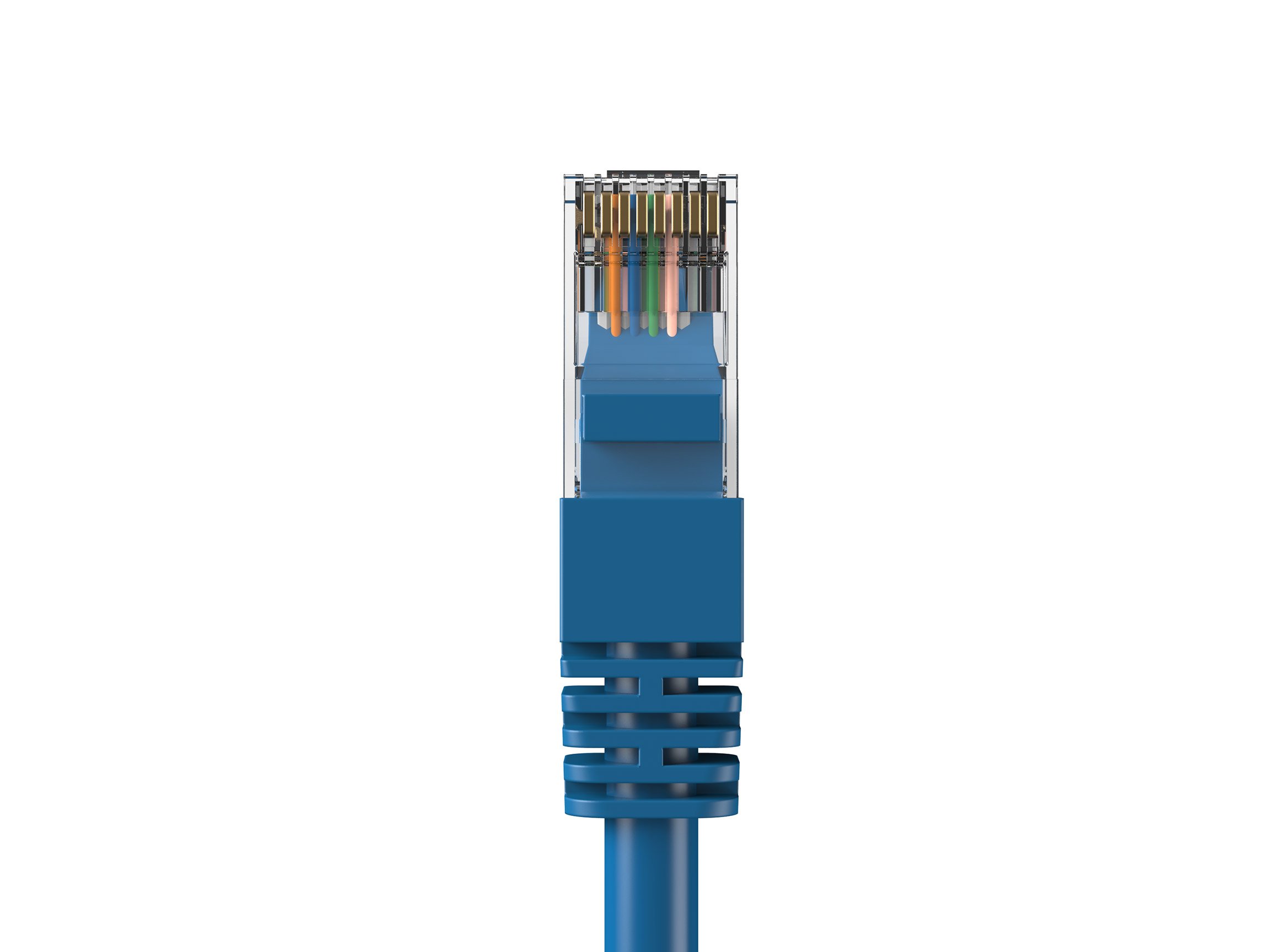 Cruxtec 50m Cat6 Network Cable - Blue | RC6-500-BL | Network Cables