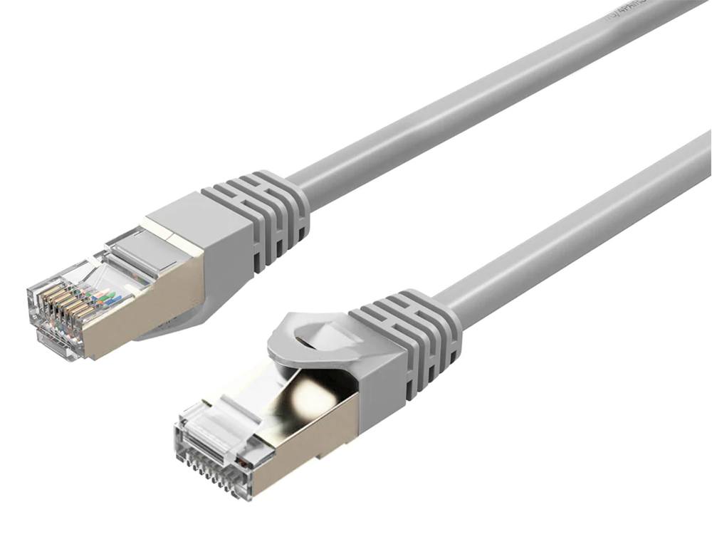 Cruxtec 20m CAT7 10GbE SF/FTP Triple Shielding Ethernet Cable - Ivory ...