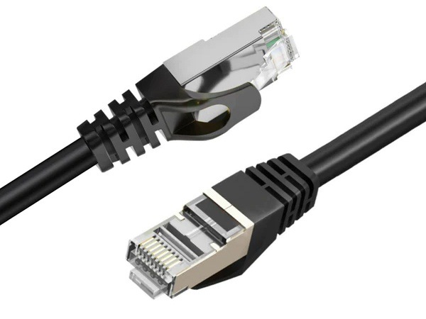 Cruxtec 30m CAT7 10GbE SF/FTP Triple Shielding Ethernet Cable - Black ...