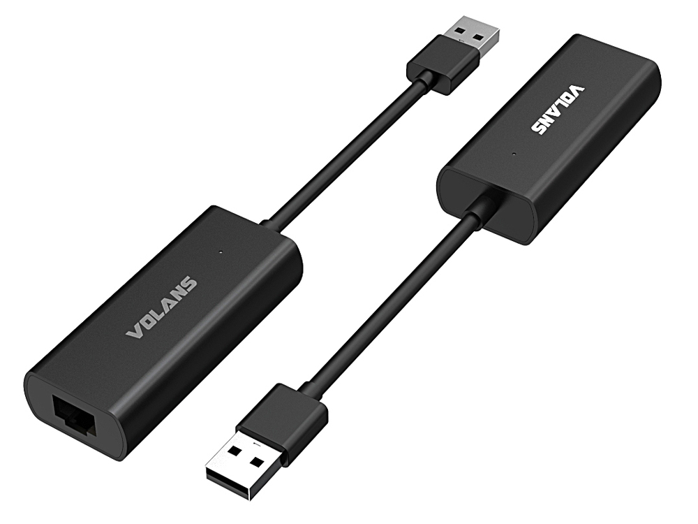 Volans VL-RJ45S Aluminium USB-A to 2.5GbE Ethernet Network Adapter ...