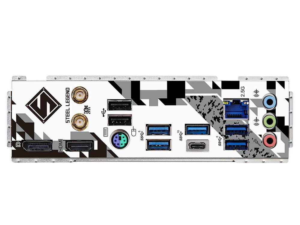 ASRock B760M Steel Legend WiFi LGA1700 DDR5 mATX Intel Motherboard ...