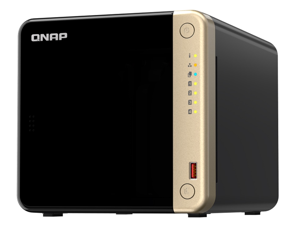 Qnap TS-464-8G 4-Bay NAS (Celeron, 8GB RAM, 2.5GbE) by QNAP Systems ...
