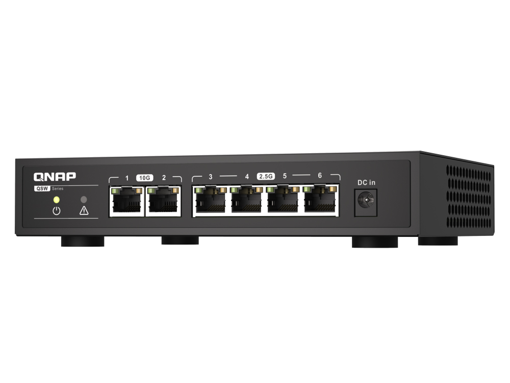 QNAP QSW-2104-2T 6-Port Network Switch - QNAP Systems - Hubs & Switches