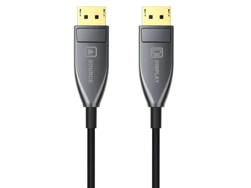 Cruxtec 10m DisplayPort 1.4 8K Active Optical Fiber Cable 32.4Gbps ...