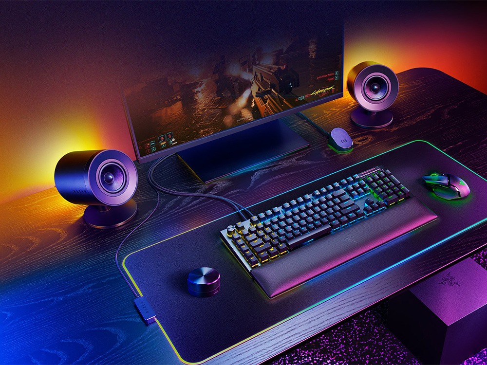 Razer Nommo V2 Pro Full-Range 2.1 PC Gaming Speakers | RZ05-04740100 ...