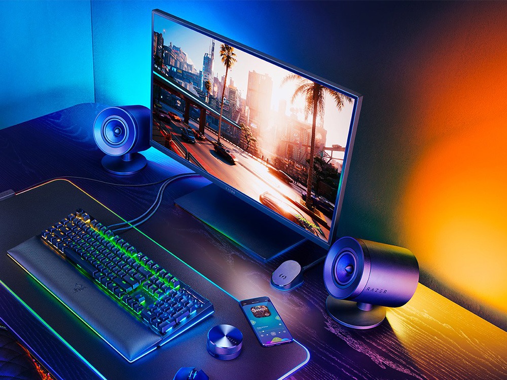 Razer Nommo V2 Pro Full-Range 2.1 PC Gaming Speakers | RZ05-04740100 ...