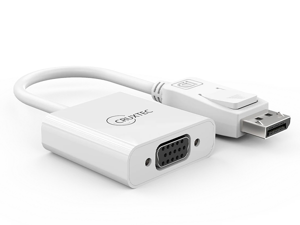 Cruxtec DisplayPort to VGA 1080p Adapter - High Quality Display Adapter ...
