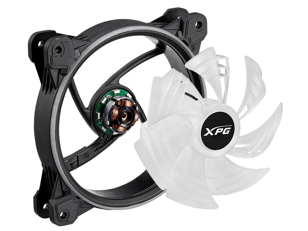 XPG Hurricane 120mm ARGB PWM Fan - Black | XPG Case Fans ...