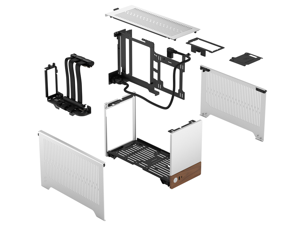 Fractal Design Terra SFF Gaming Case - Silver | Cases no PSU included ...