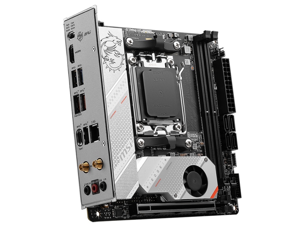 MSI MPG B650I EDGE WIFI AM5 mITX Motherboard | AMD Motherboard | Fast ...