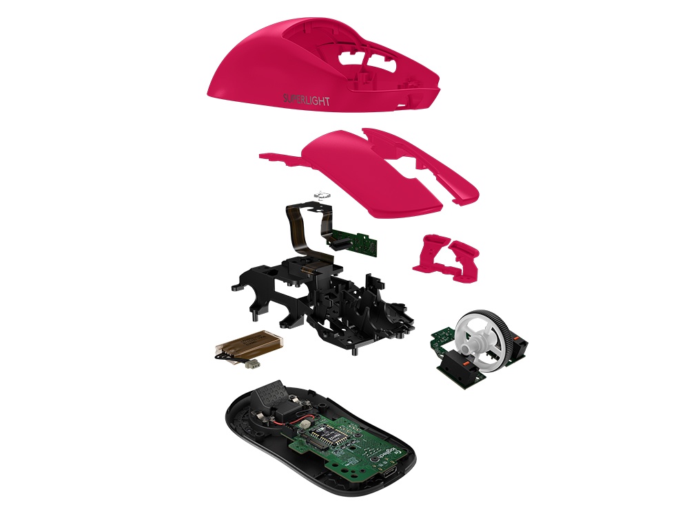 Logitech G Pro X Superlight 2 Lightspeed Gaming Mouse - Magenta ...