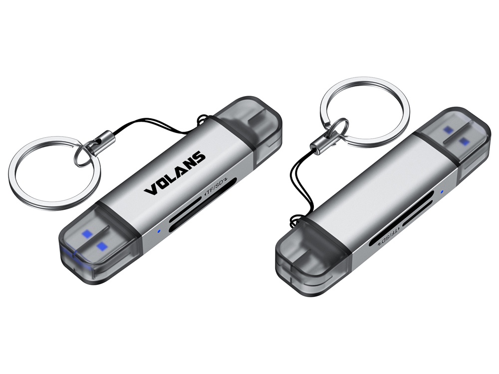 Volans VL-CR06 USB 3.1 A/C SD/Micro SD Card Reader - Fast Delivery ...