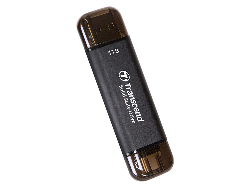 Transcend ESD310 1TB 10Gbps OTG Portable SSD - Black | External SSD