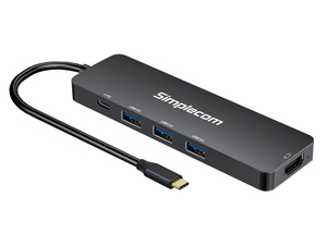 Simplecom CH545 USB-C 5-in-1 Multiport Adapter Docking Station | Fast ...
