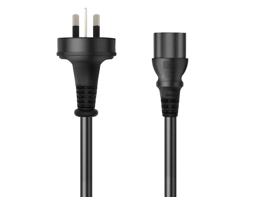 Cruxtec 1.8m 3 Pin AU Male to Female IEC-C13 Power Cable | Power Cables