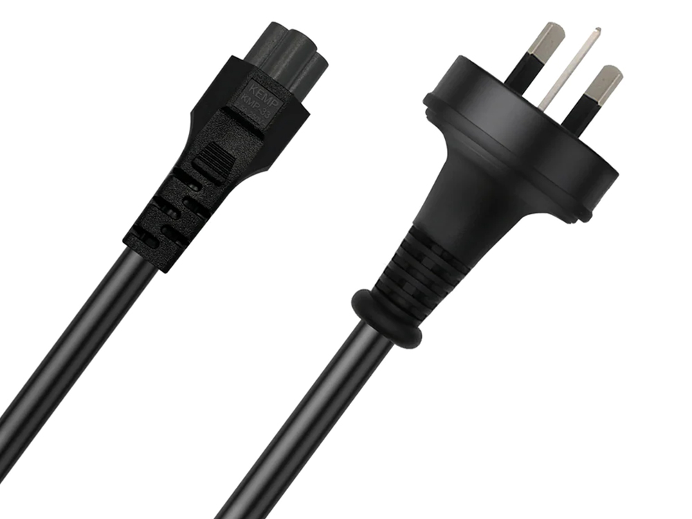 Cruxtec 1m 3 Pin AU Male to Female IEC-C5 Power Cable | Power Cables