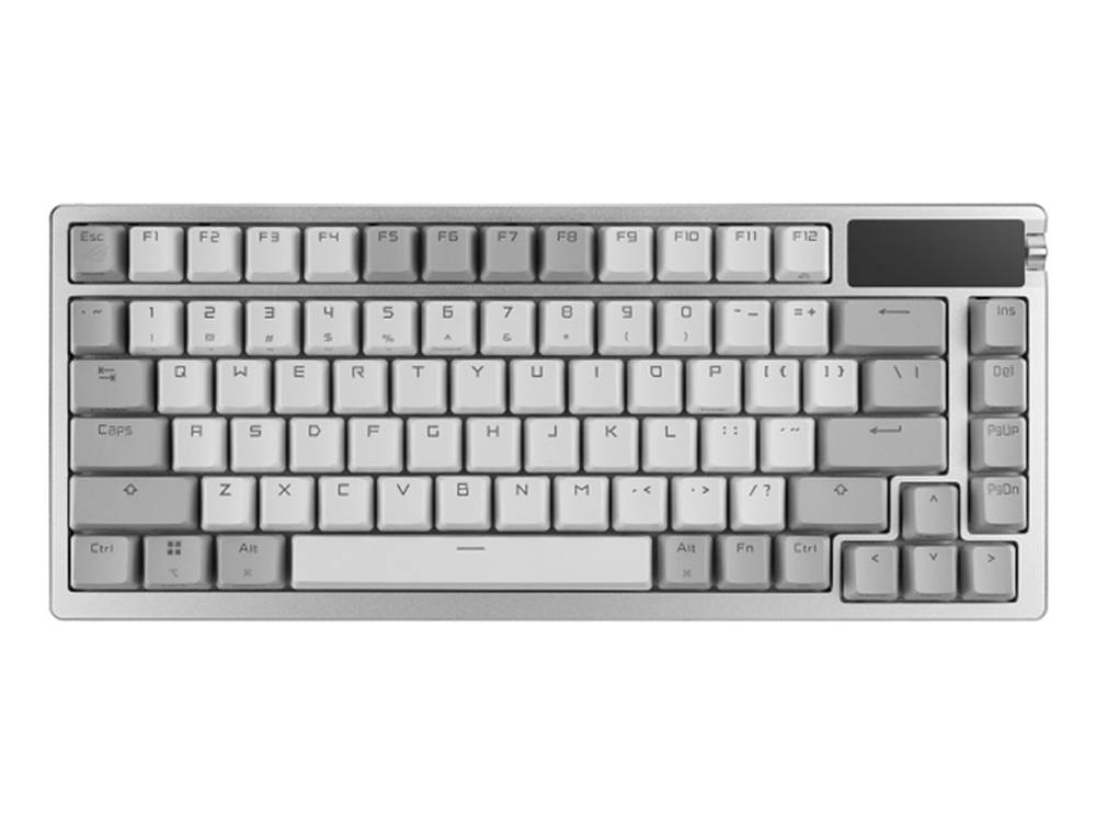 Asus ROG Azoth Wireless Storm Switch Gaming Keyboard - Moonlight White ...