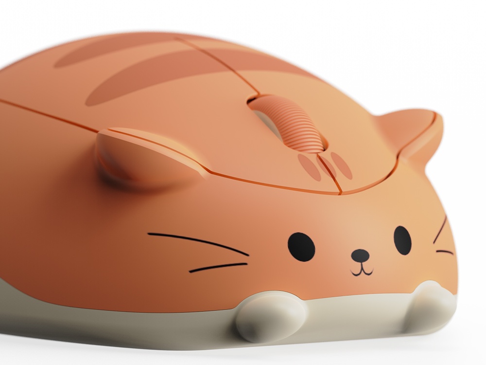 Akko Cat theme Wireless Mouse - Orange Kate | Fast Delivery Australia Wide