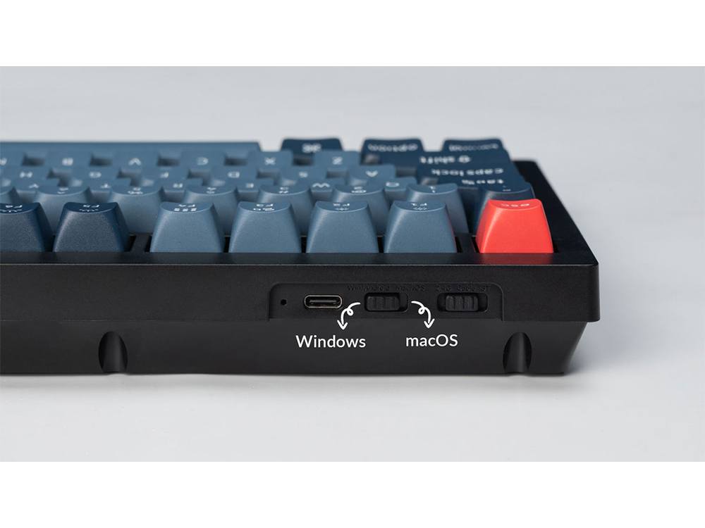 Keychron V1 Max QMK/VIA Wireless Mechanical Keyboard - Carbon Black ...