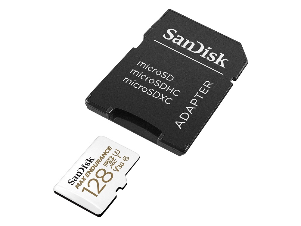 SanDisk MAX Endurance 128GB 4K UHD microSD Card | External Storage Drives