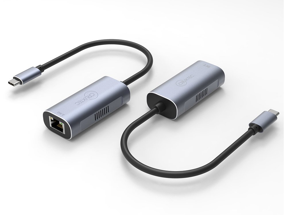 Cruxtec USB-C to RJ45 2.5G Ethernet Network Adapter | Networking Adapters