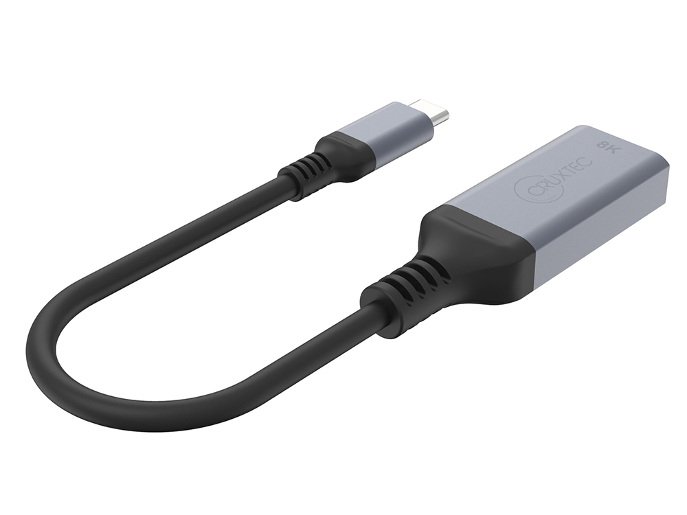 Cruxtec USB-C to DP 8K Cable Adapter | 8K/DSC/HDR Display Adapter