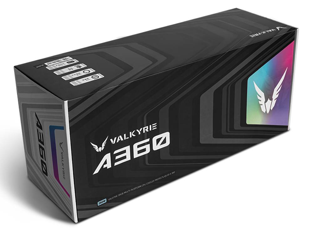 Valkyrie A360 360mm A-RGB AIO Liquid Cooling - Black | CPU Coolers