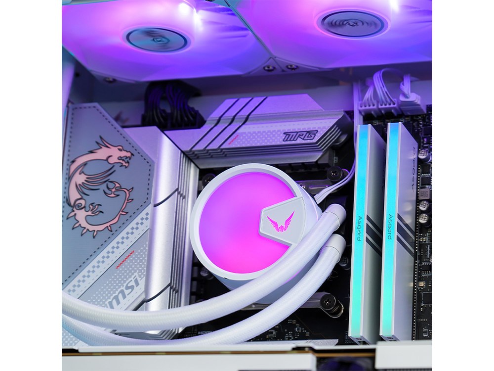 Valkyrie A360 360mm A-RGB AIO Liquid Cooling - White | CPU Coolers