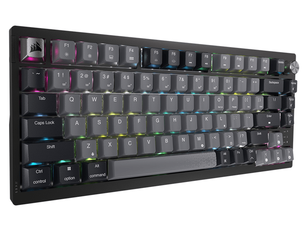 Corsair K65 Plus Wireless 75% RGB Red Switch Mechanical Gaming Keyboard ...