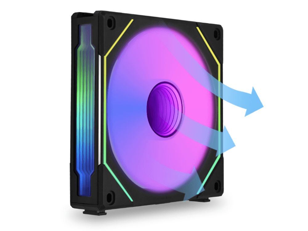 Lian Li UNI SL-INF 140 ARGB Reverse Blade 140mm Fan - Black | Case Fans ...