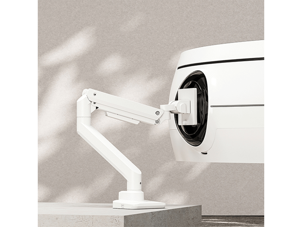 SilverStone ARM14 Single Monitor Arm White | Monitor Arms & Risers ...