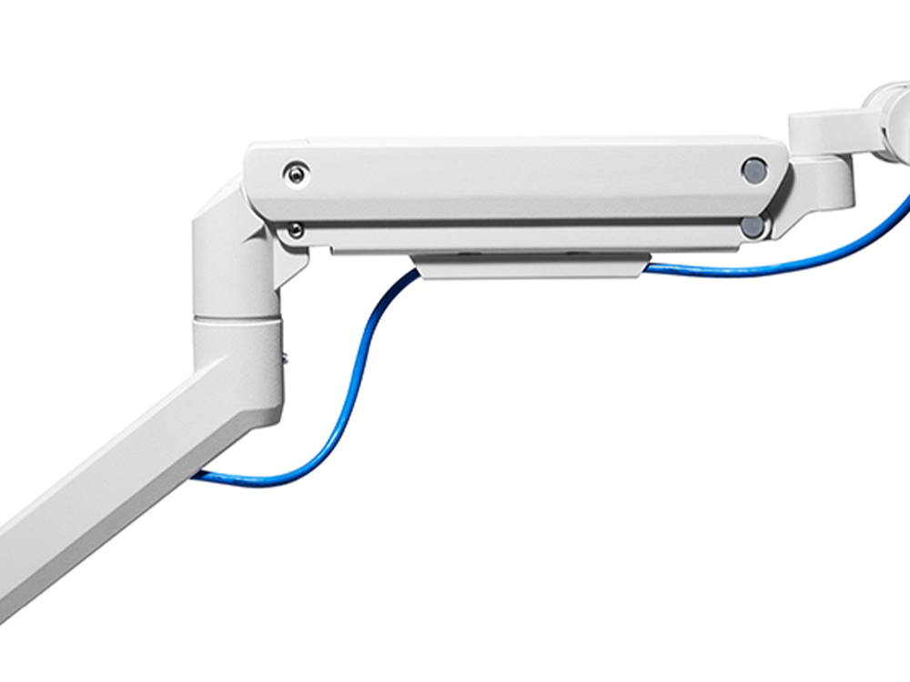 SilverStone ARM14 Single Monitor Arm White | Monitor Arms & Risers ...