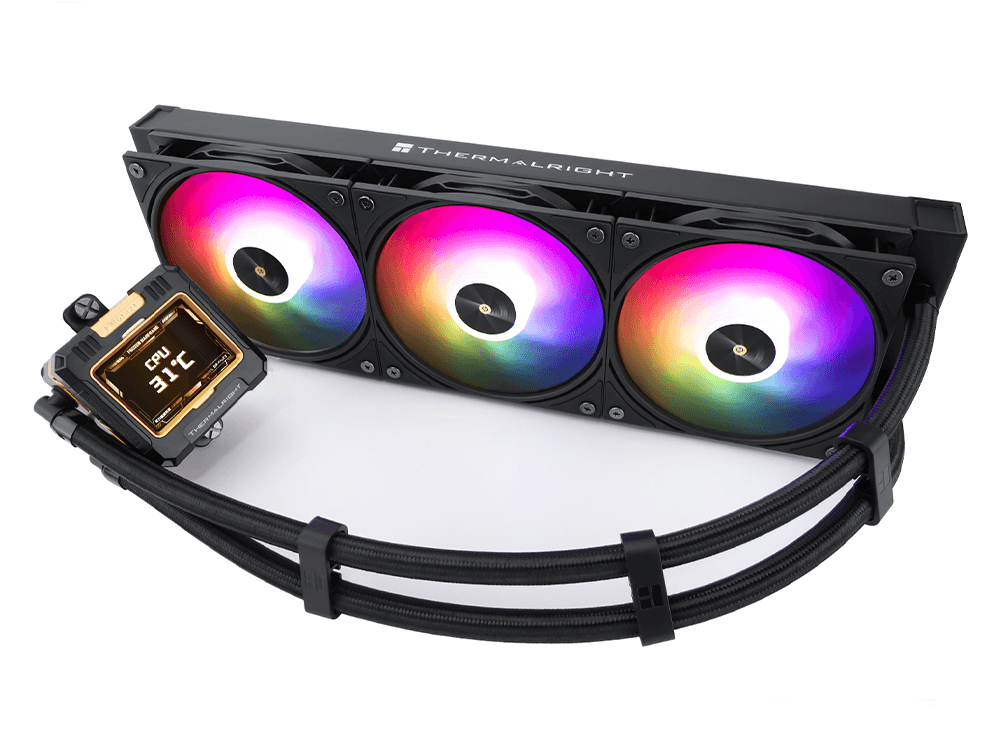Thermalright Frozen Warframe 360 ARGB AIO Liquid CPU Cooler - Black ...