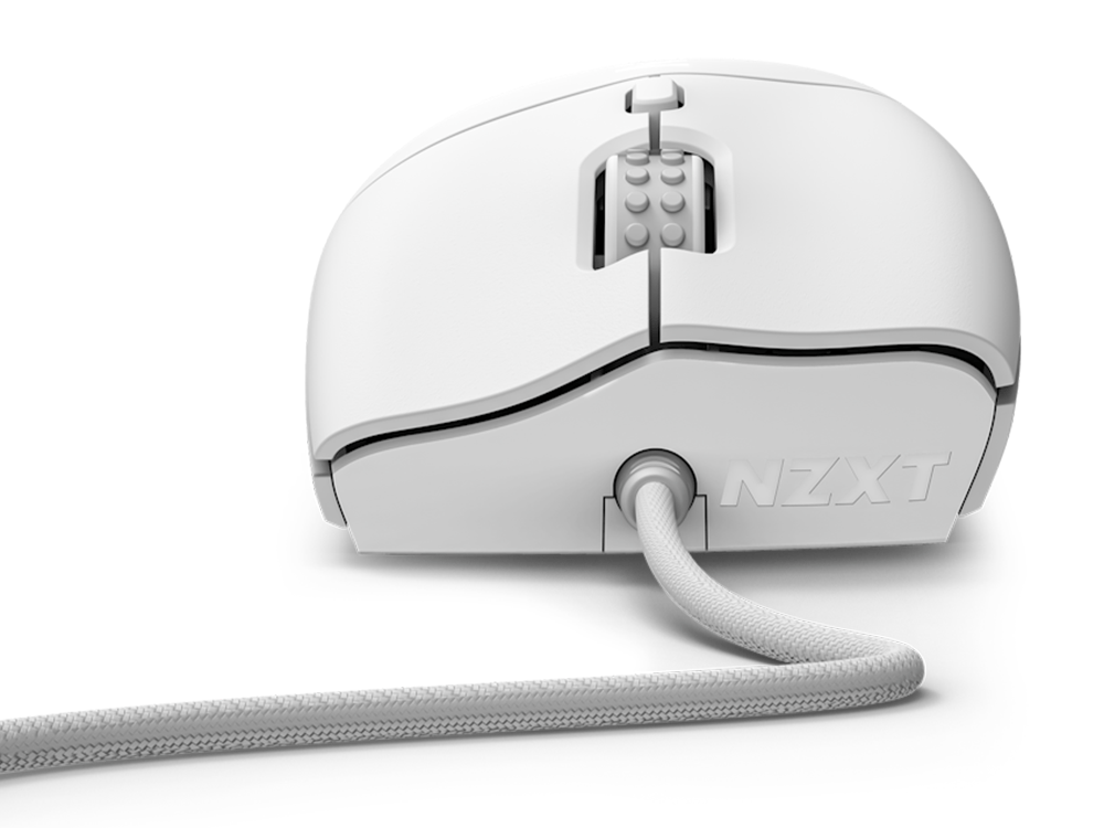 NZXT Lift 2 Ergo Lightweight Ergonomic Wired Gaming Mouse - White | MS ...