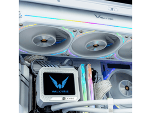 Valkyrie V360-Merlin 360mm Liquid CPU Cooler - White | Fast Delivery