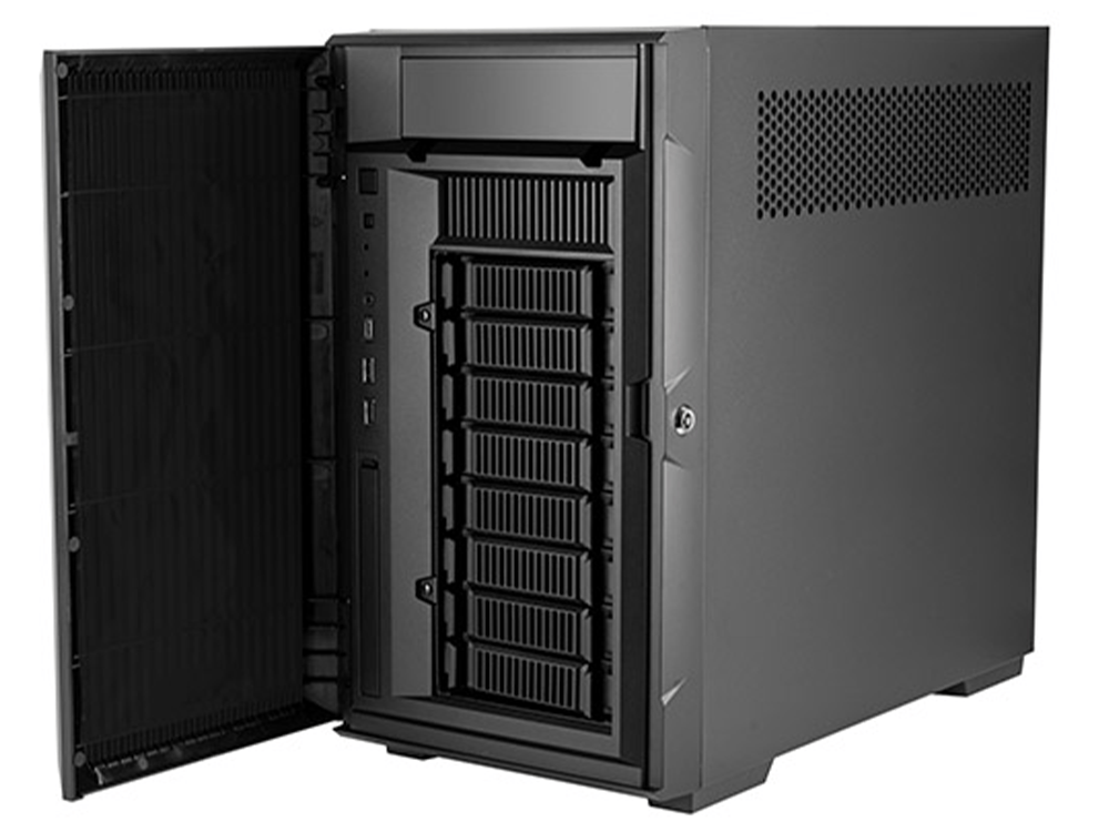 Silverstone CS382 8-Bay Hot-swappable Micro-ATX NAS Case | SST-CS382 ...
