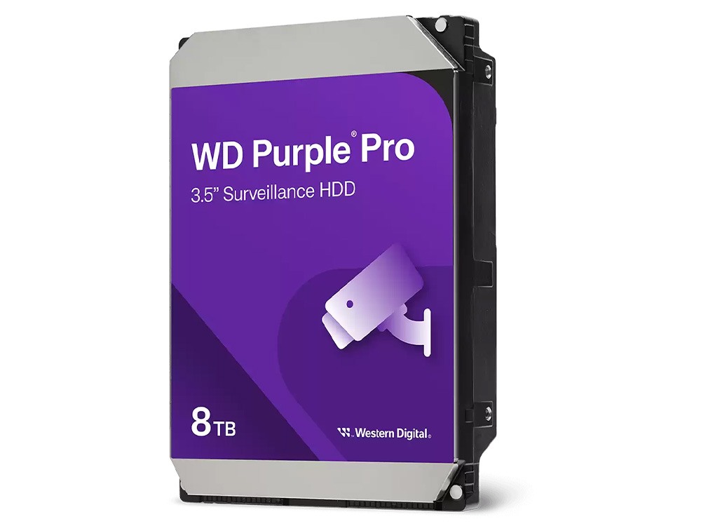 WD Purple Pro WD8002PURP 8TB Surveillance Hard Drive | Western Digital HDD