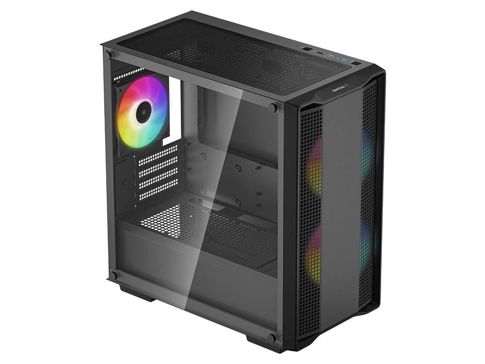 Deepcool CC360 ARGB Tempered Glass mATX Case - Black | Fast Delivery ...