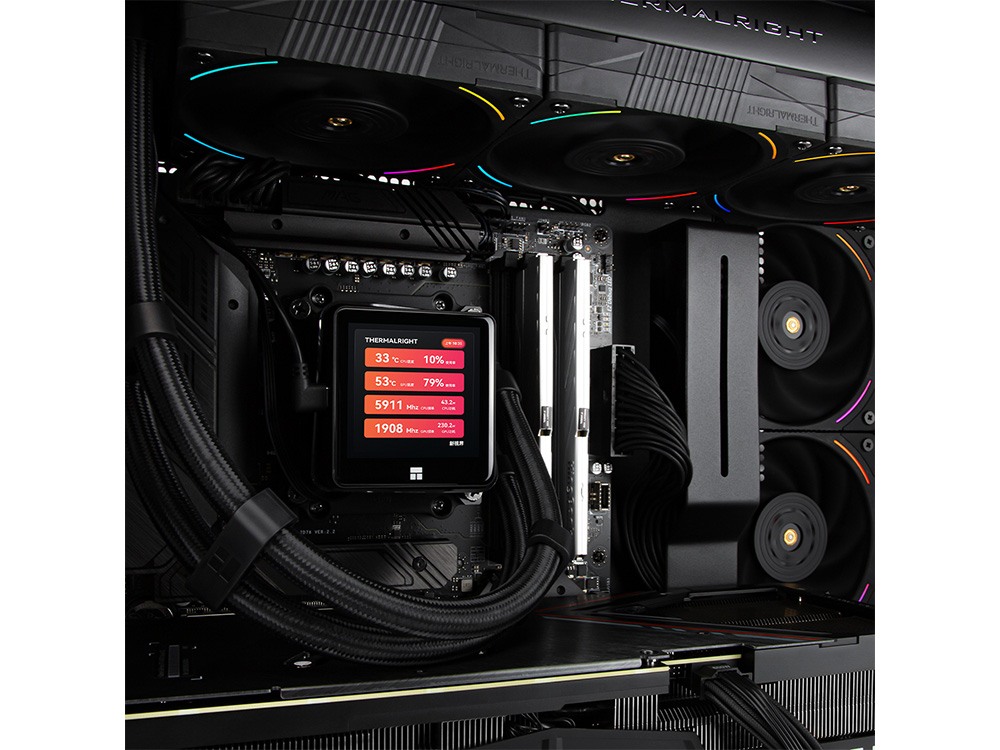 Thermalright Frozen Guardian 360 ARGB AIO Liquid CPU Cooler - Black ...