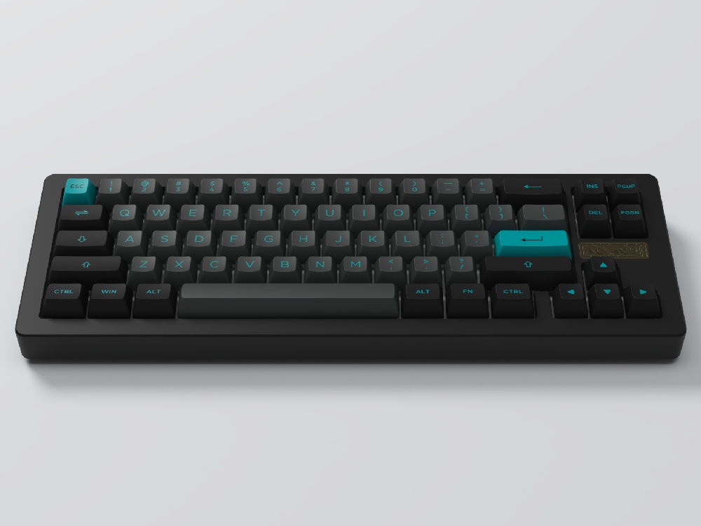 Akko ACR Pro 68 CAP Golden Yellow Switch Keyboard - Black & Cyan | Akko ...