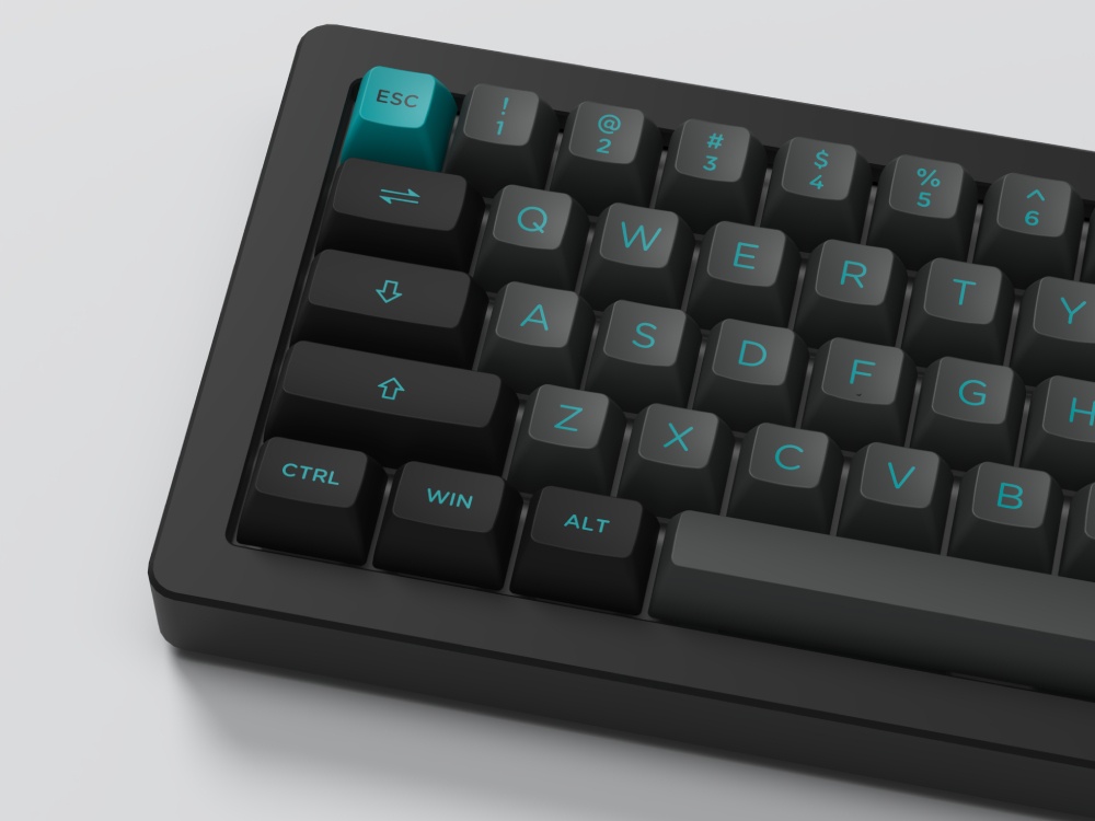 Akko ACR Pro 68 CAP Golden Yellow Switch Keyboard - Black & Cyan | Akko ...