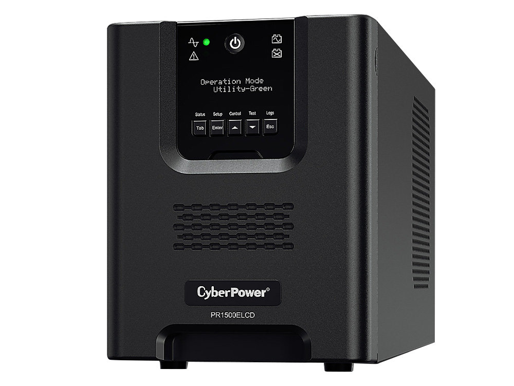 CyberPower 1500 VA 1350 Watts LCD Smart App UPS Systems | Surge Protector & UPS | PR1500ELCD