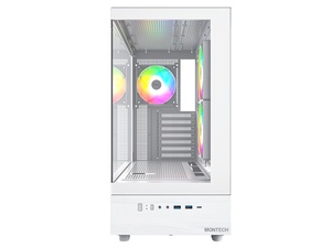 Montech XR ATX Mid-Tower Case - White [XR (W)]