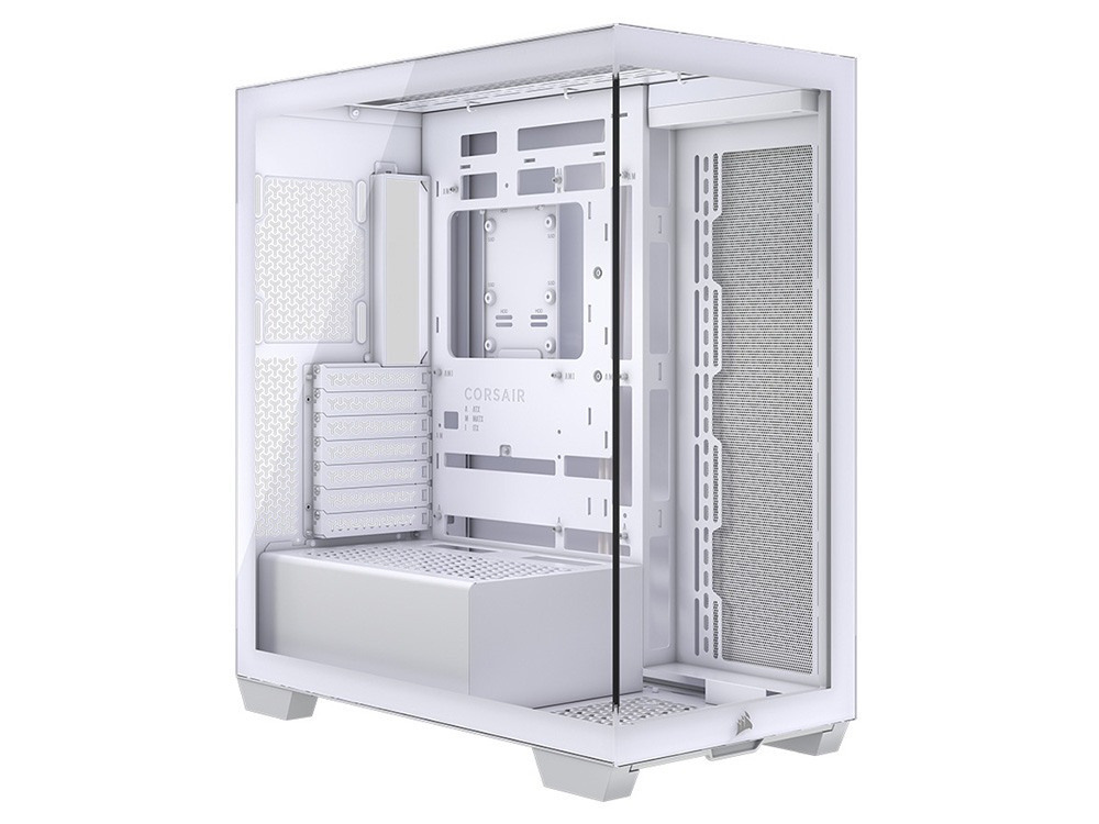 Corsair 3500X Tempered Glass Mid-Tower PC Case - White [CC-9011277-WW]