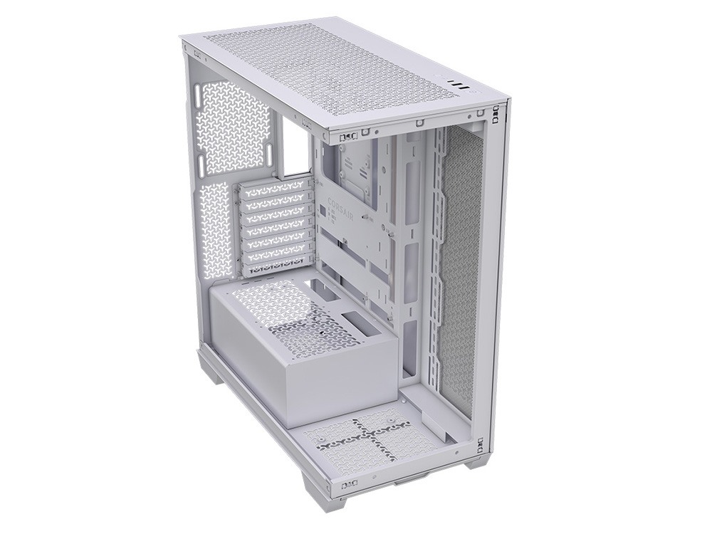 Corsair 3500X Tempered Glass Mid-Tower PC Case - White [CC-9011277-WW]