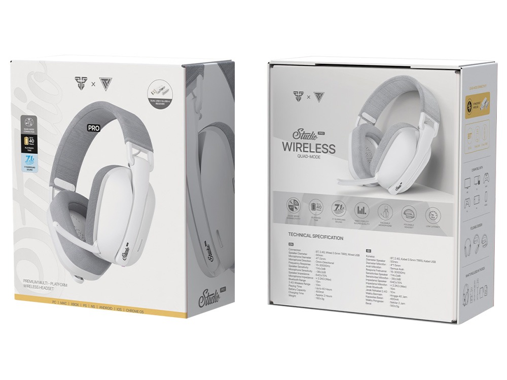 Fantech Studio Pro WHG03 Premium Multi-Platform Wireless Headset ...