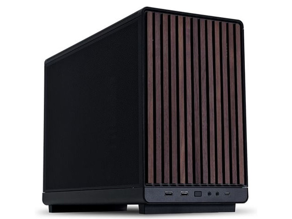 Lian Li DAN A3-mATX Micro Form Factor Micro-ATX Case - Black (Wood ...