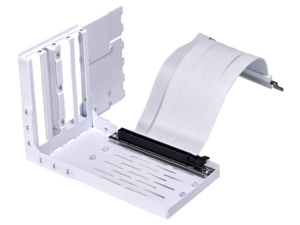 Lian Li VG4-4-V2W Universal 4 Slots Vertical GPU Kit with Gen 4 Riser ...