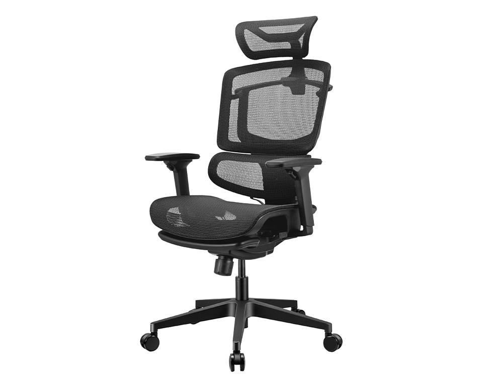 GTChair Open M Mesh Ergonomic Office Chair - Black [OPEN M]